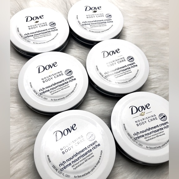 Dove | Skincare | 6 Lot New Dove Moisturizing Body Cream | Poshmark